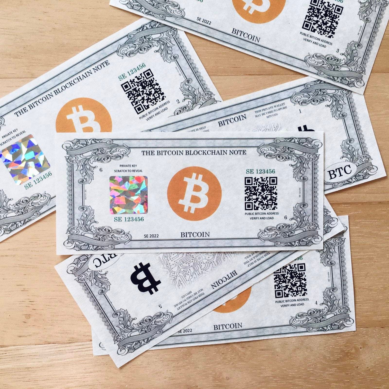 Bitcoin Paper Wallet Template