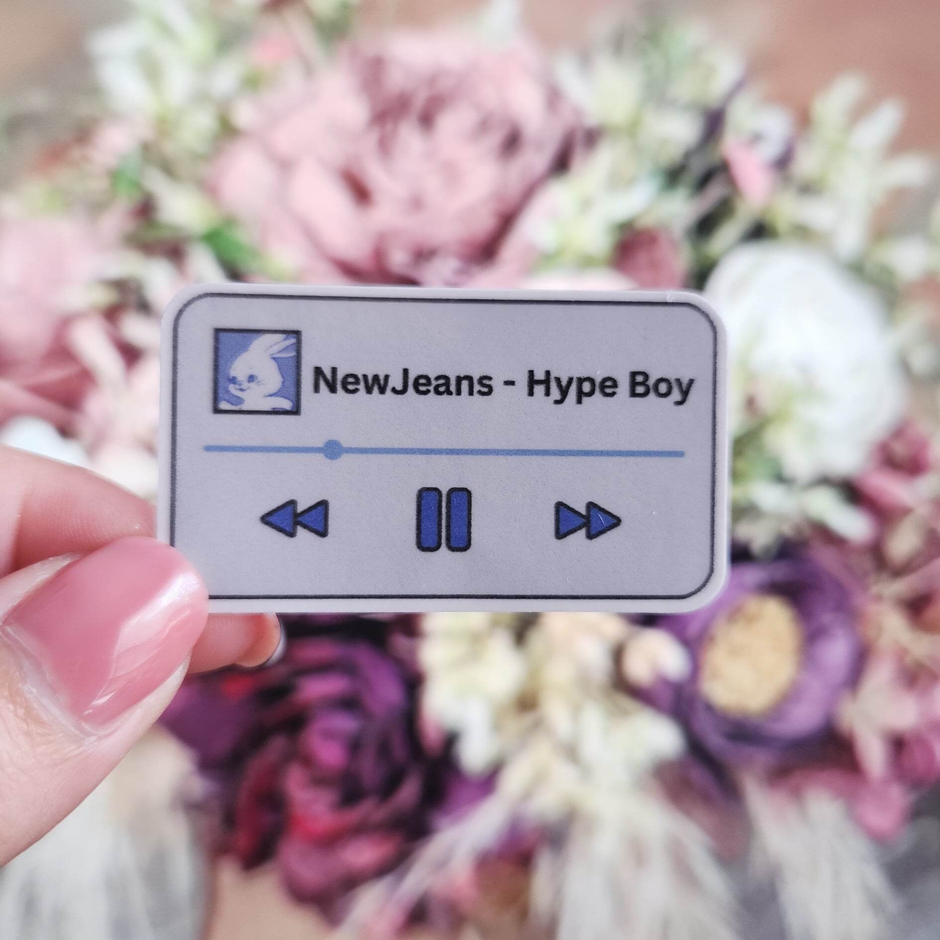 Newjeans Music Player Sticker - Etsy