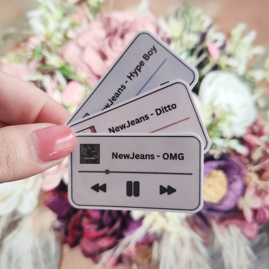 Newjeans Music Player Sticker - Etsy