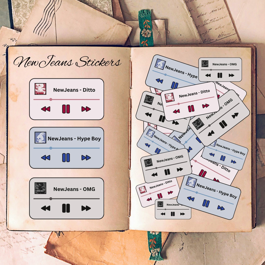 Newjeans Music Player Sticker - Etsy