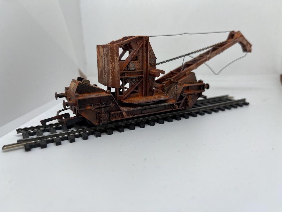 00 Gauge Breakdown Crane Triang Repainted Rusted Scrapyard Look - Etsy