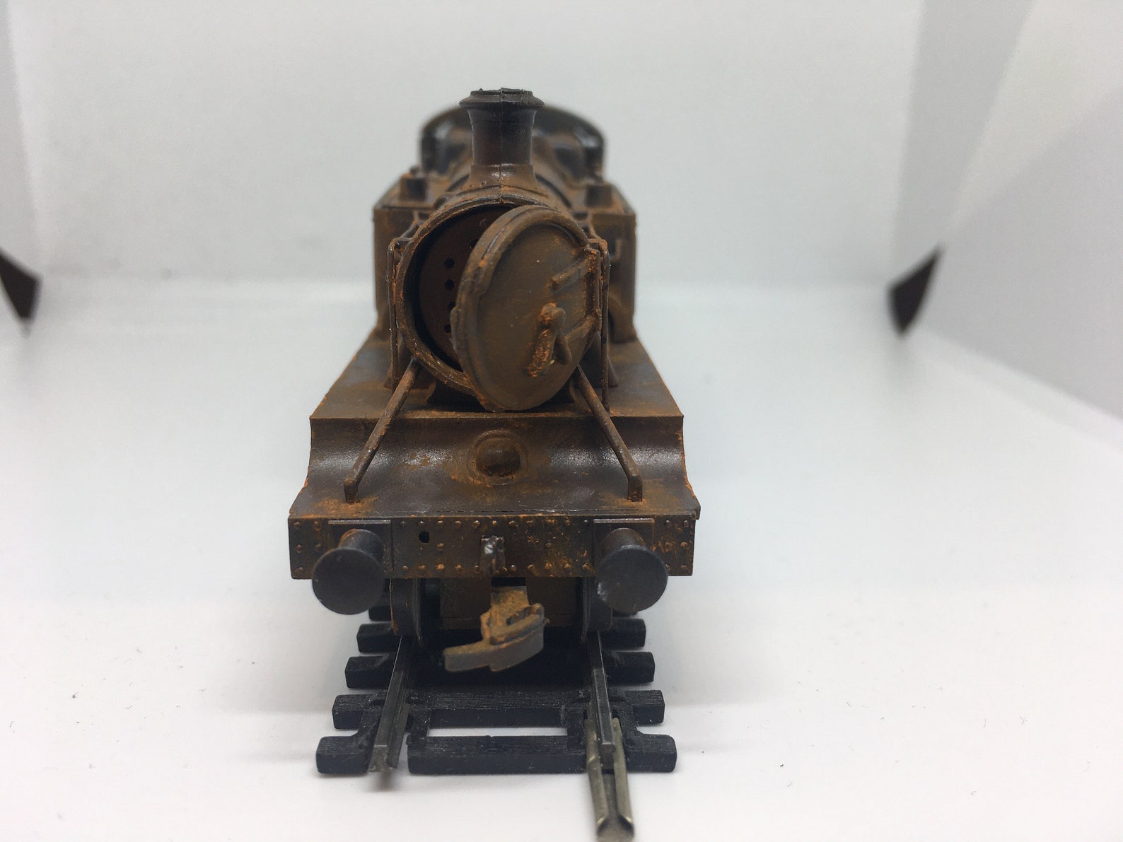 PRAIRIE TANK 6100 Steam Locomotive Rusted Scrap Modified Plastic Static ...