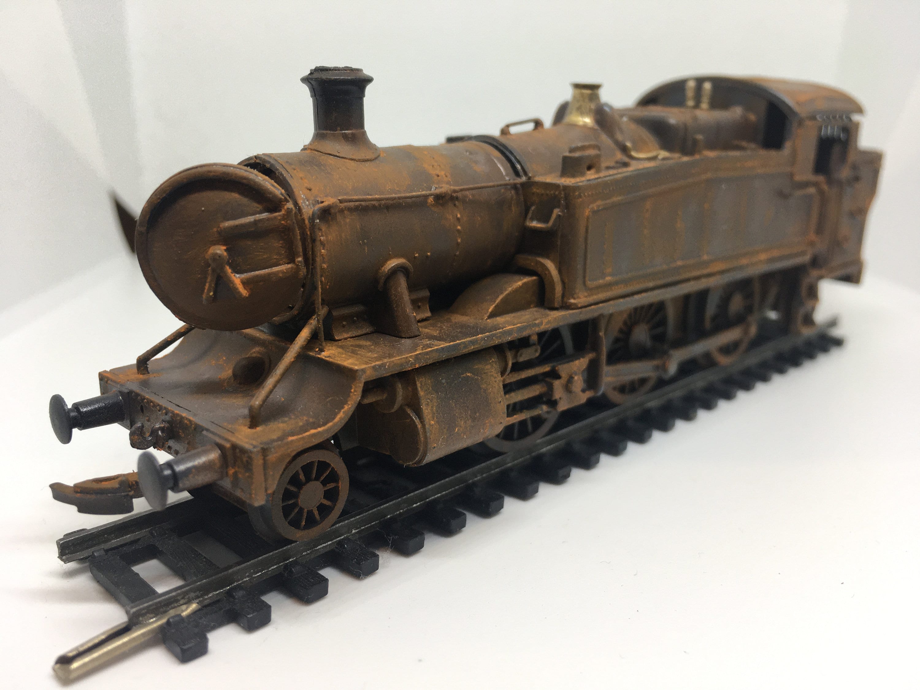 PRAIRIE TANK 6100 Steam Locomotive Rusted Scrap Modified Plastic Static ...
