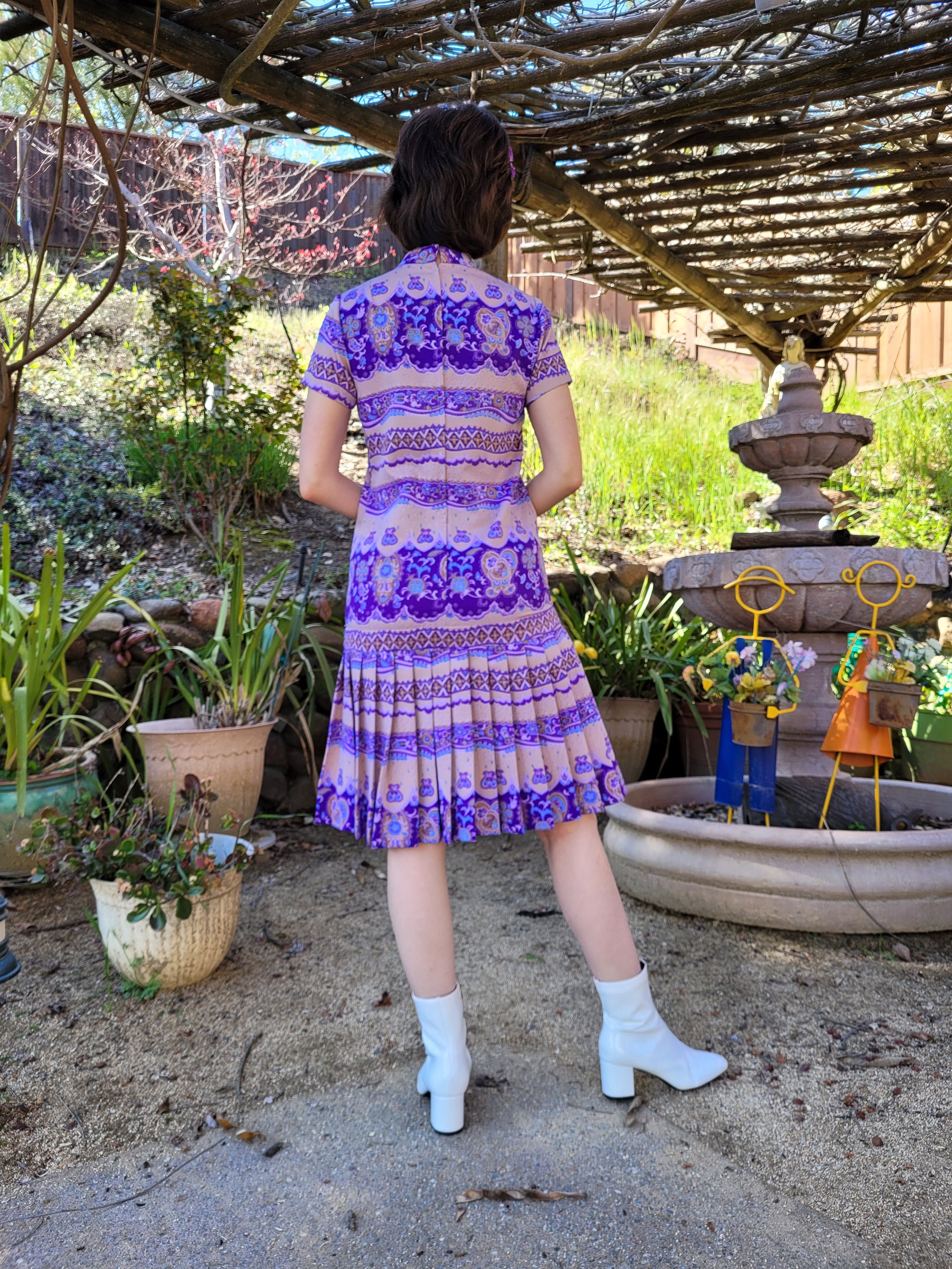Paisley Psychedelic Mod Scooter Dress // Vintage 1960s / Nicole San ...