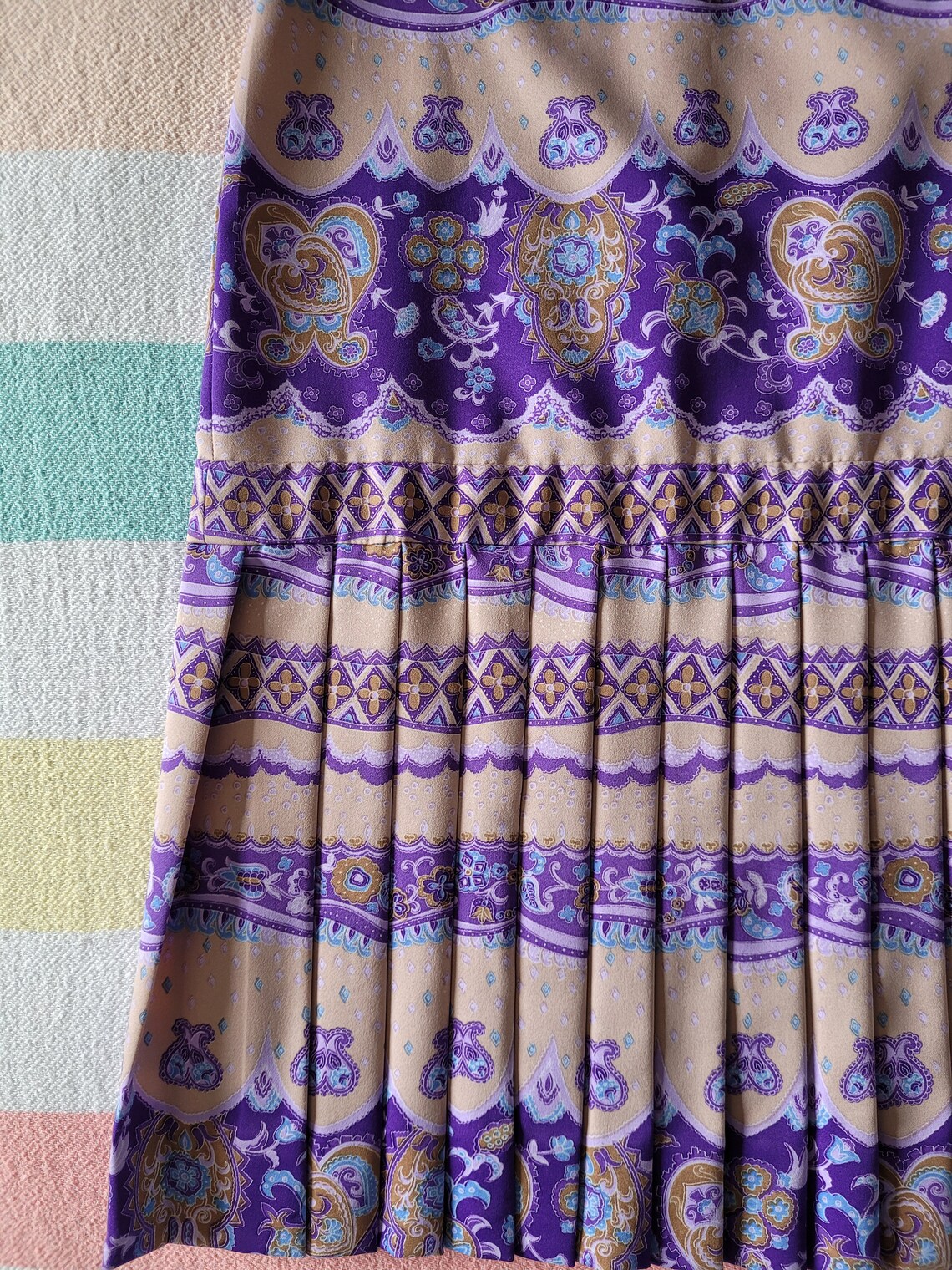 Paisley Psychedelic Mod Scooter Dress // Vintage 1960s / Nicole San ...