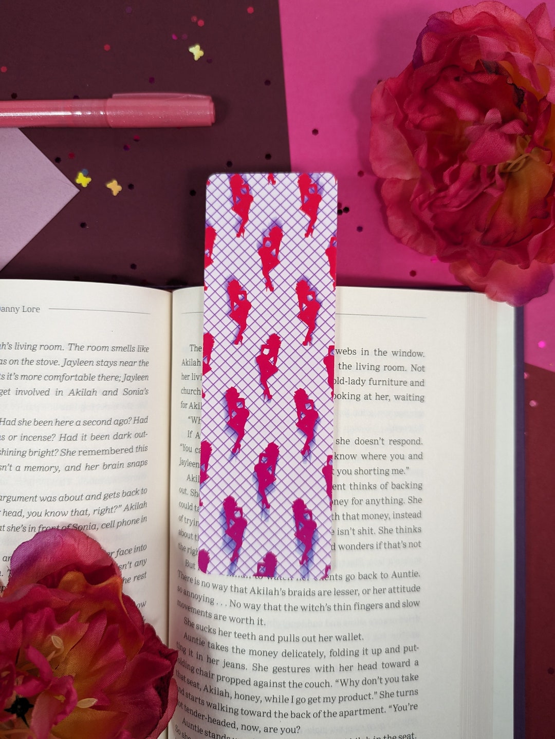 Juiced Saucy Silhouette Spicy Reader Bookmark - Etsy
