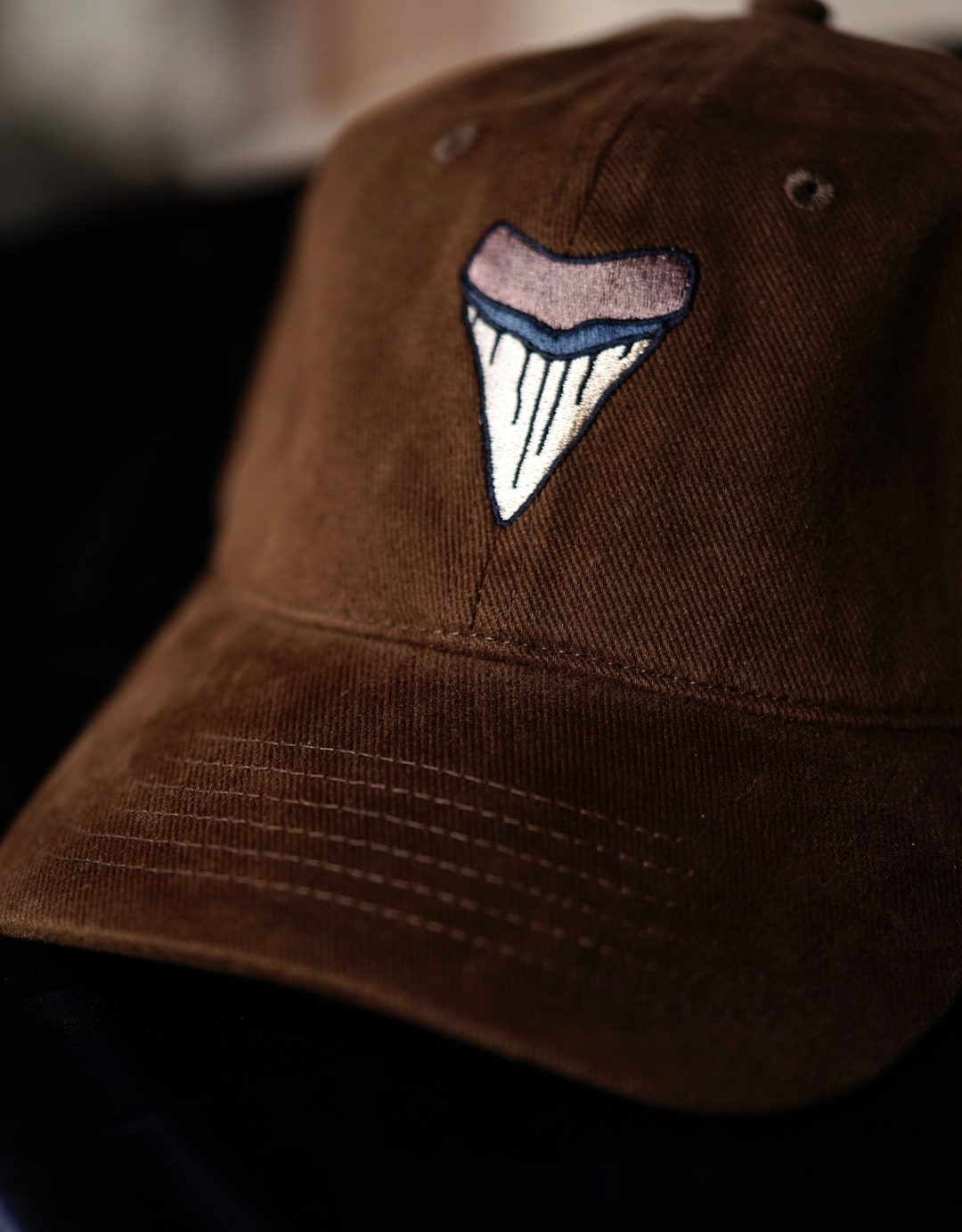 Megalodon Shark Tooth Dad Hat Espresso - Etsy