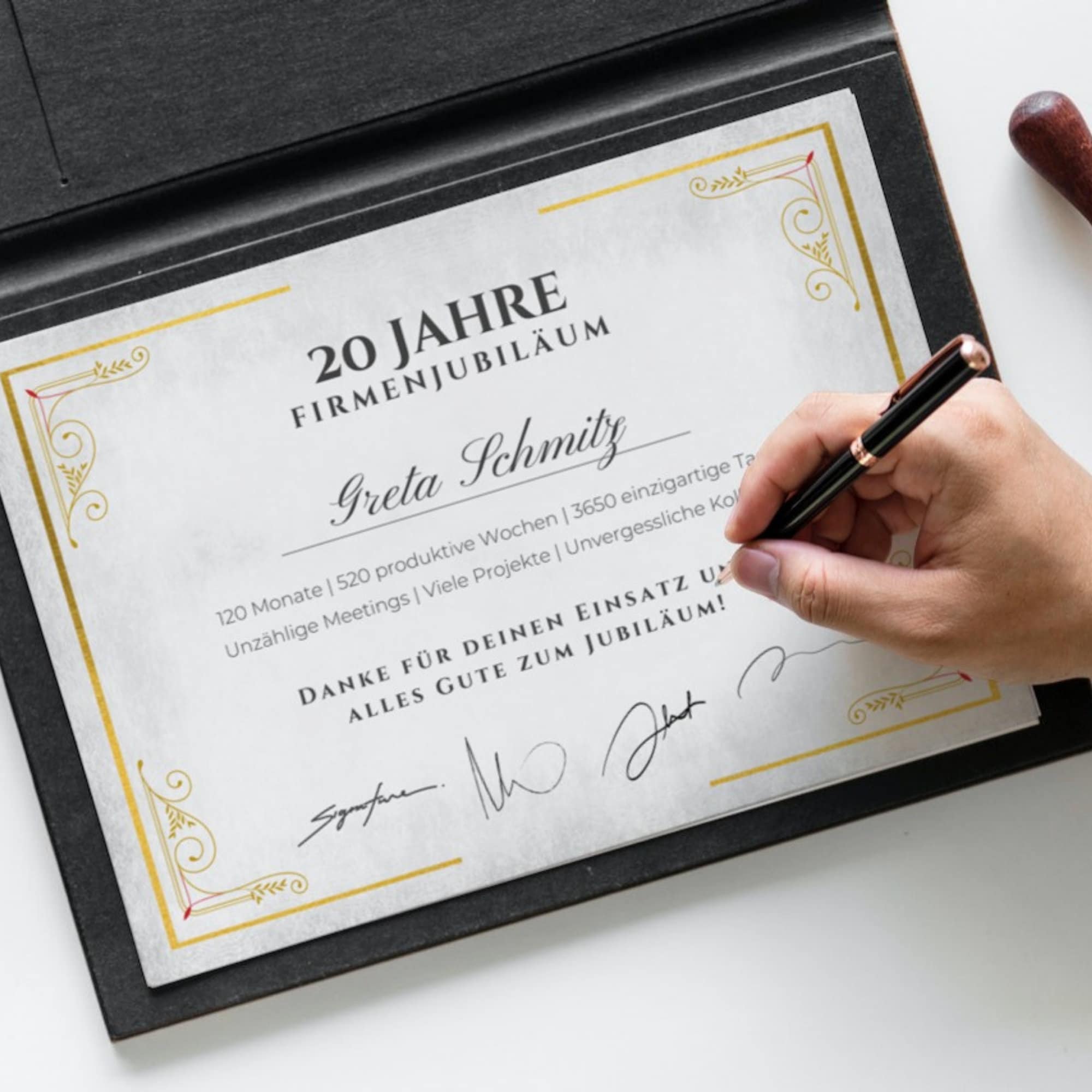 Firmenjubiläum Geschenk, personalisiertes Geschenk mit Spruch - Etsy.de