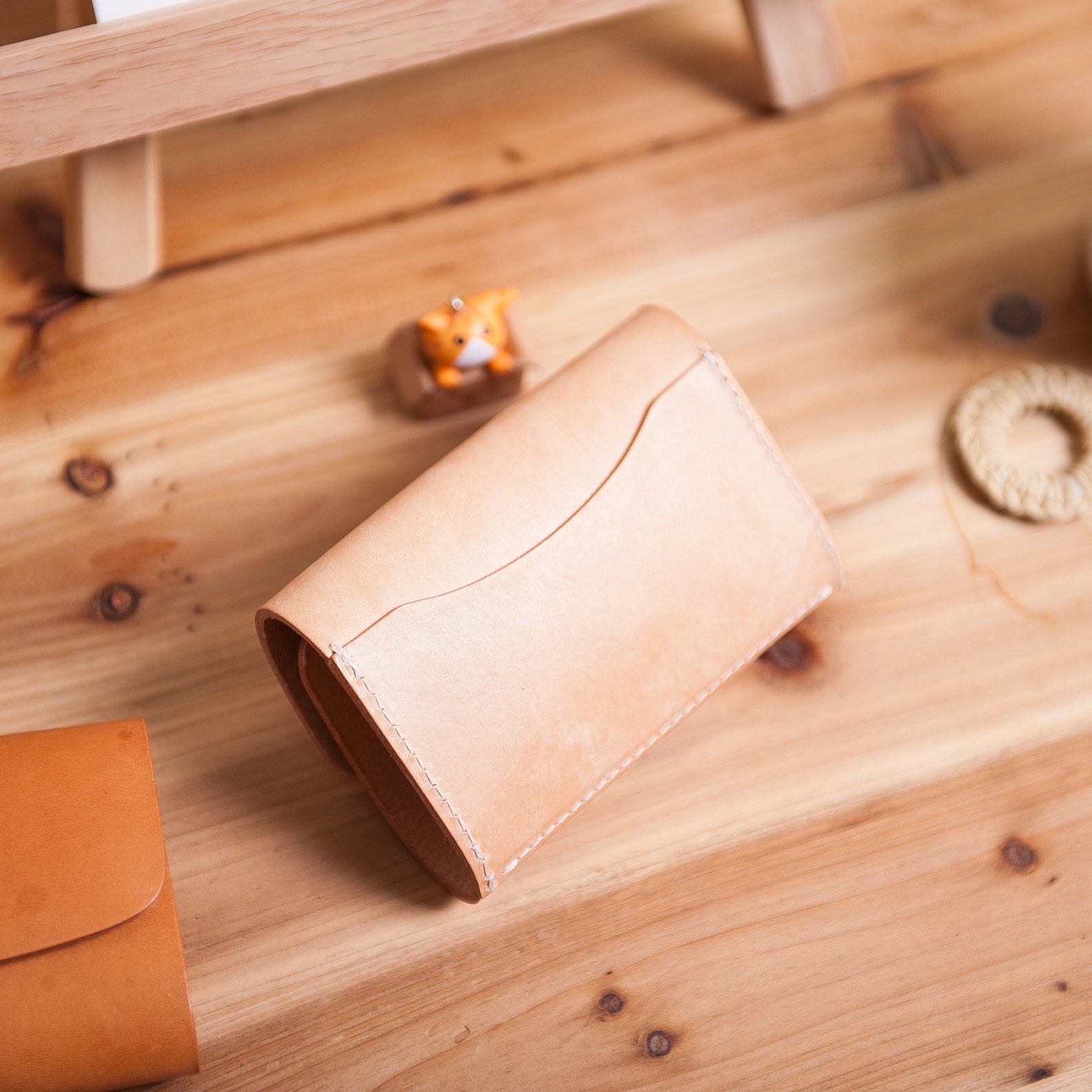 Personalized Leather Card Wallet Snap - Etsy