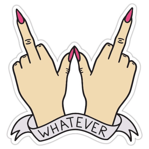 Whatever Sign - Etsy