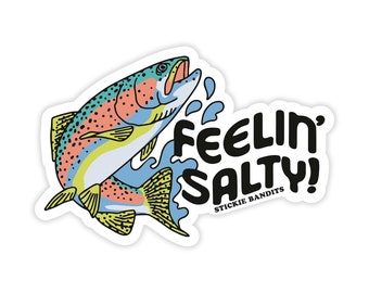 Salty Vinyl Sticker - Etsy