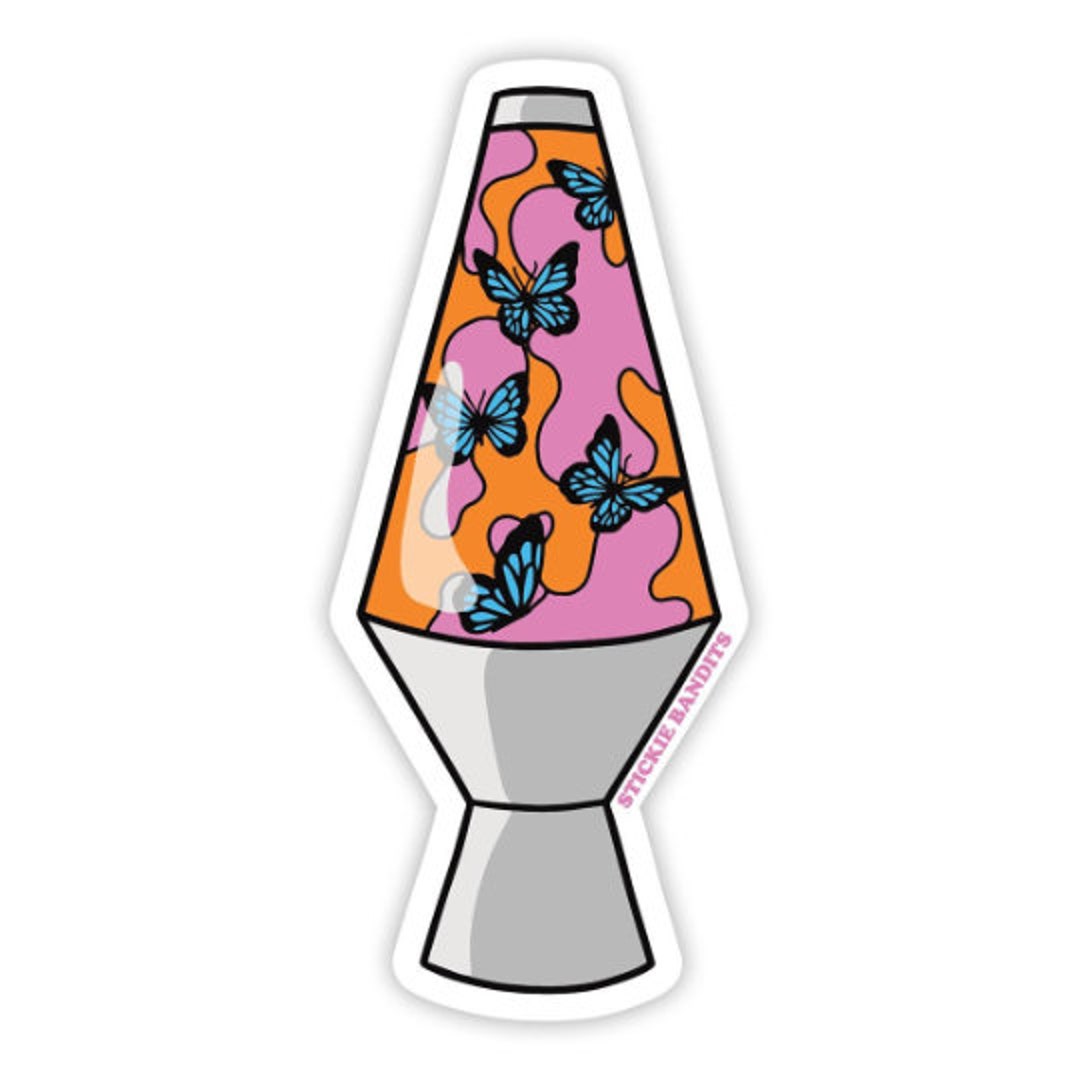 Butterfly Lava Lamp Sticker - Etsy