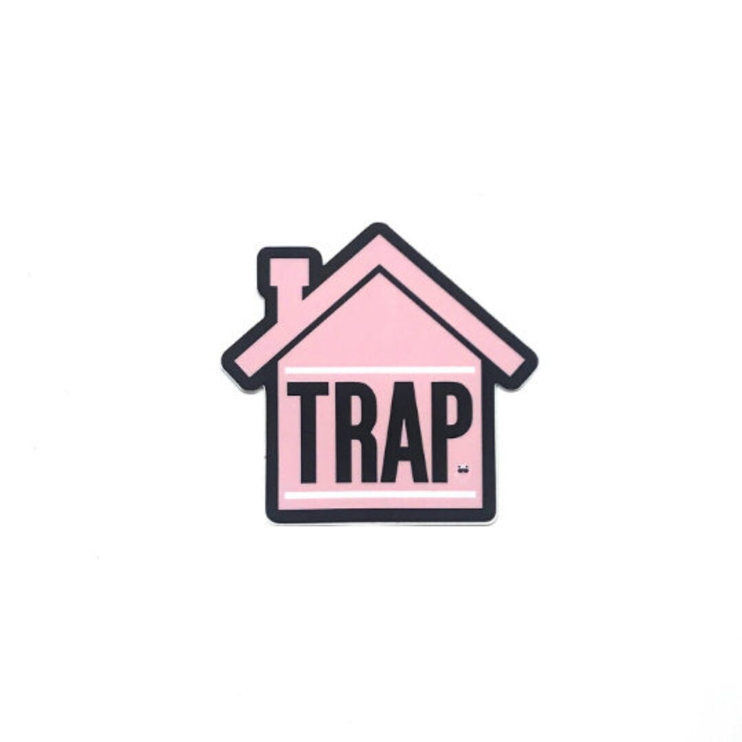 Trap House pink Sticker - Etsy