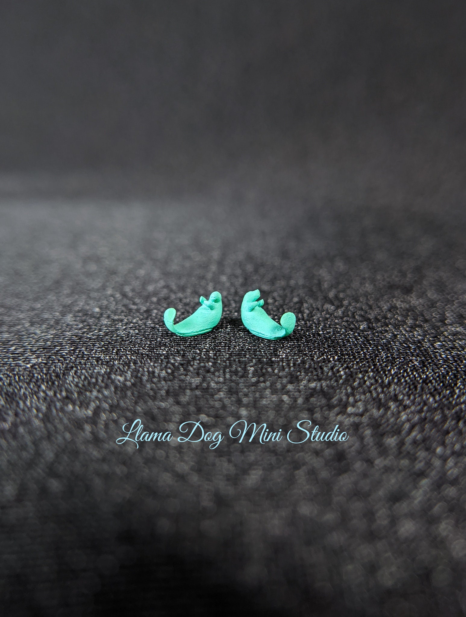 1 Hand Painted Miniature Manatee Micro Figurines for - Etsy