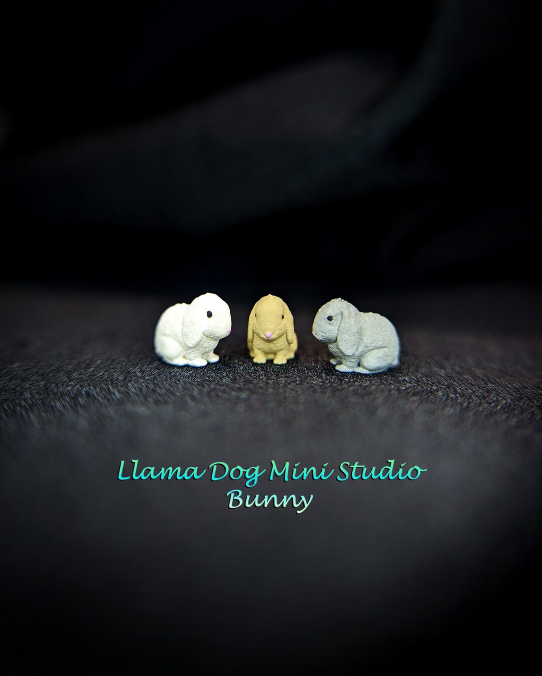 Miniature Bunny Rabbit Figurine - Micro Figurines for Jewelry, Diorama ...