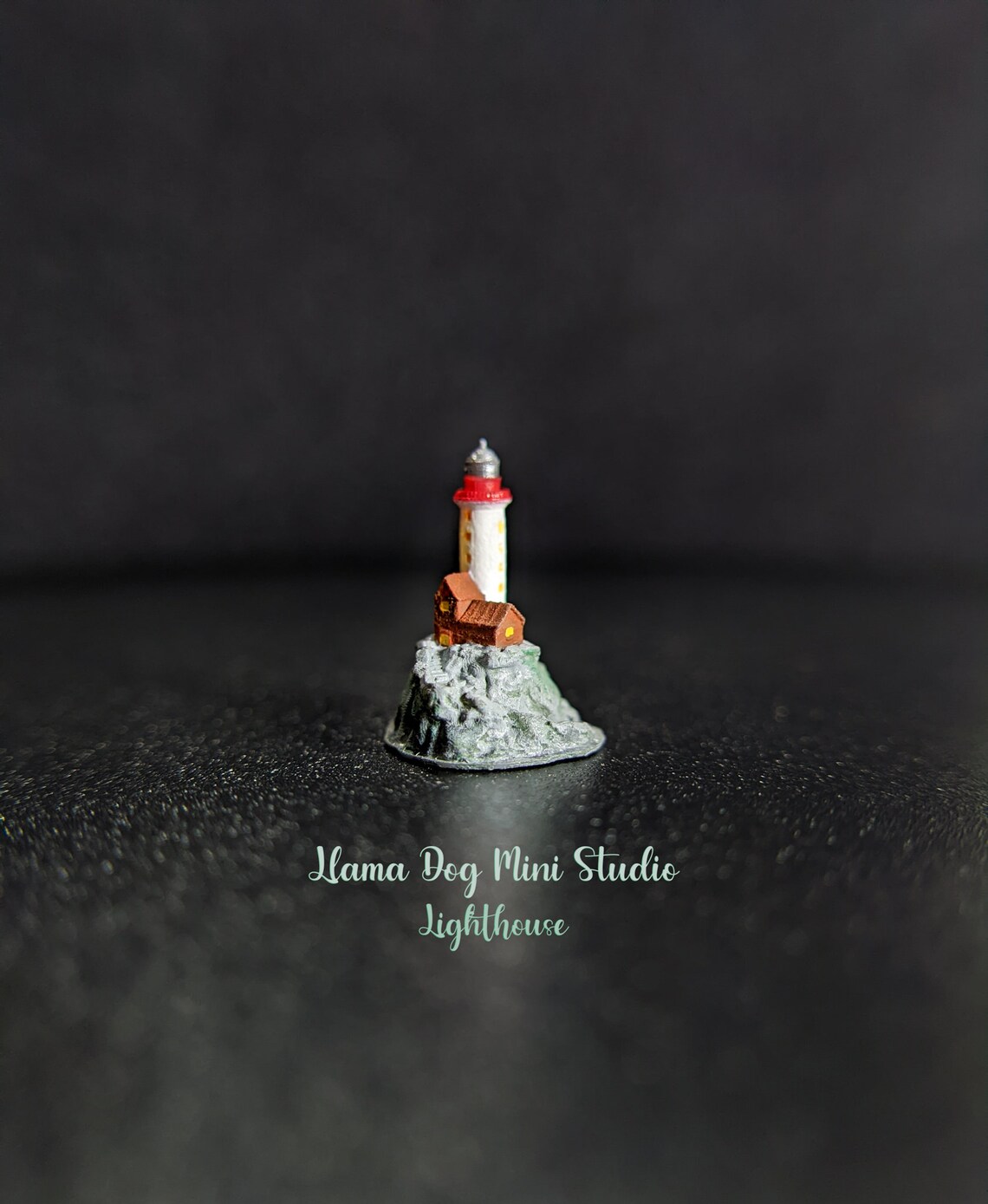 1 Hand Painted Miniature Lighthouse Micro Figurines for - Etsy