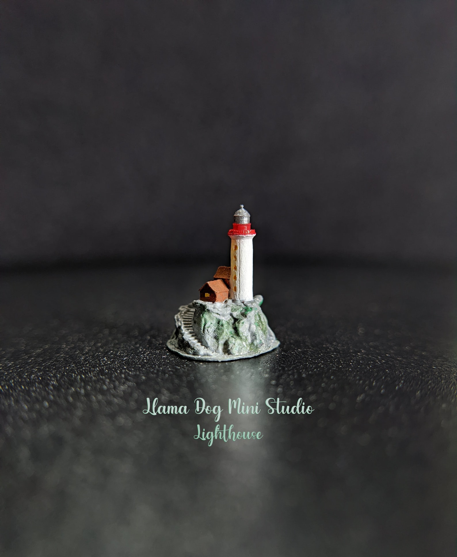 1 Hand Painted Miniature Lighthouse Micro Figurines for - Etsy