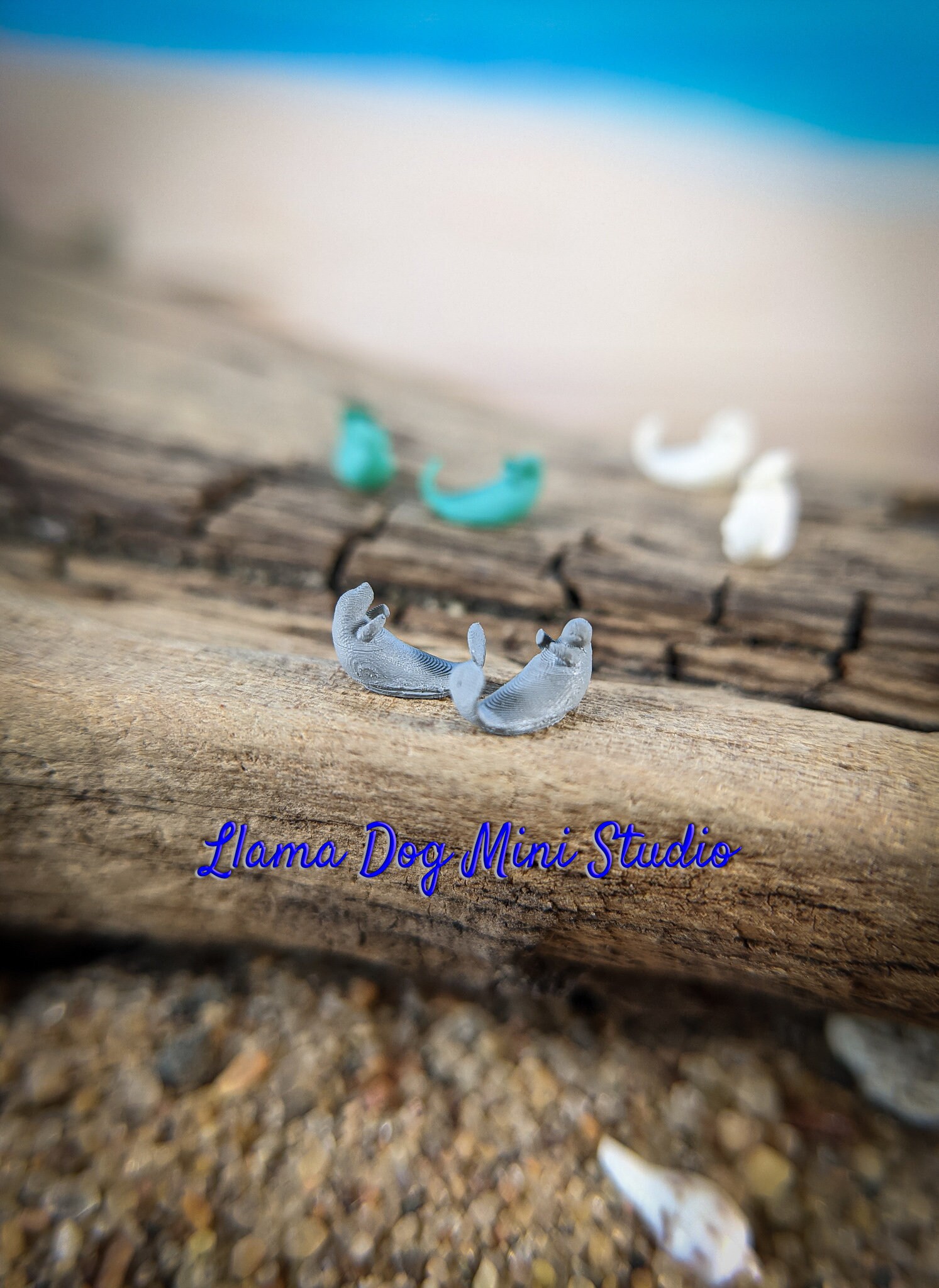 1 Hand Painted Miniature Manatee Micro Figurines for - Etsy