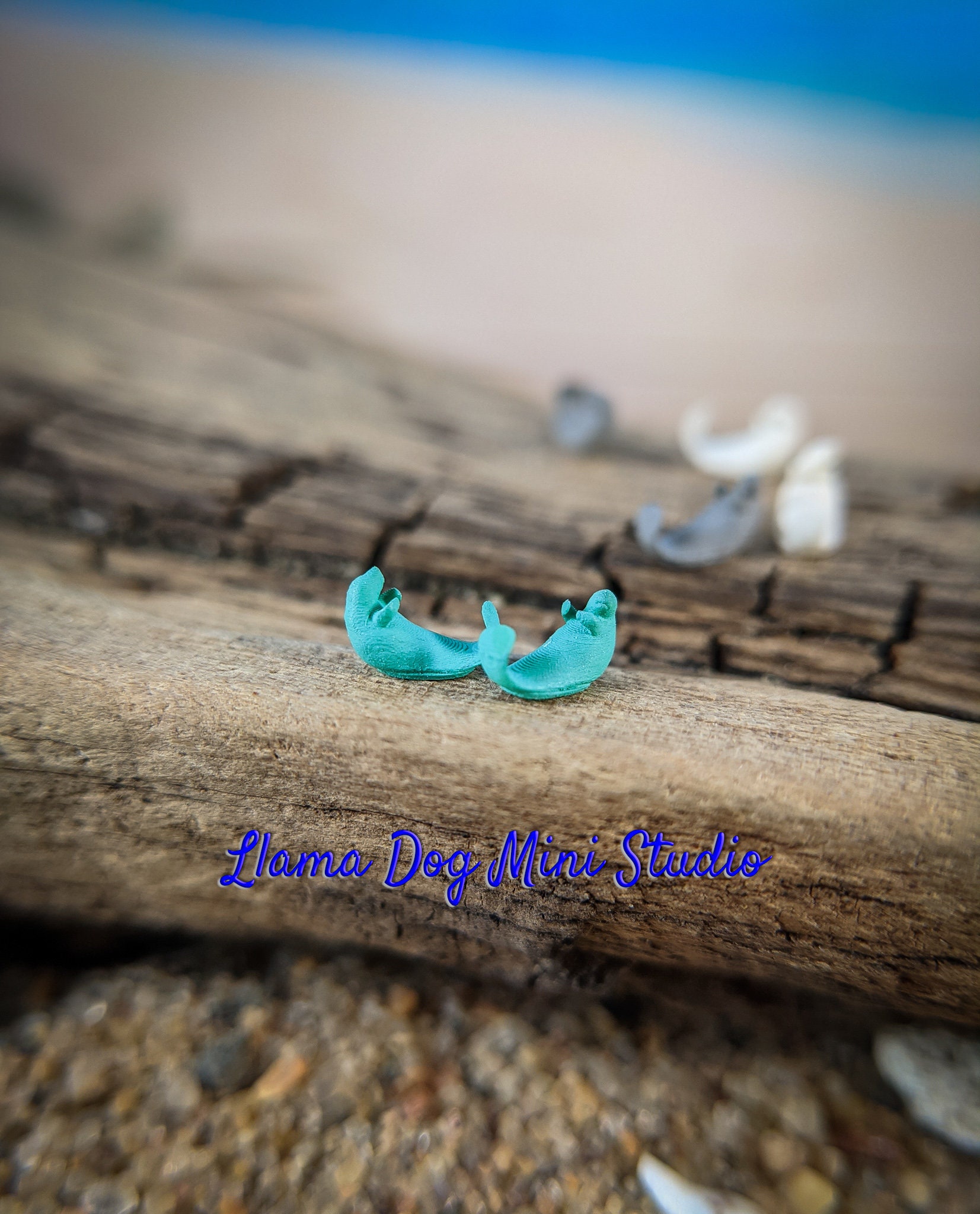 1 Hand Painted Miniature Manatee Micro Figurines for - Etsy