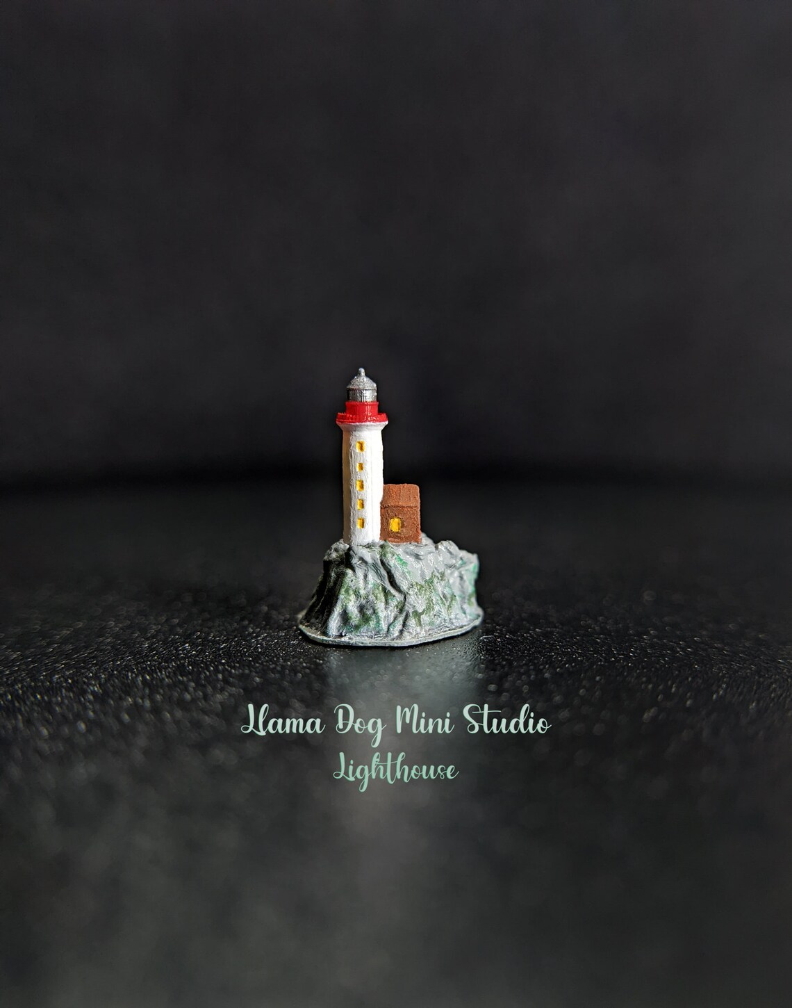 1 Hand Painted Miniature Lighthouse Micro Figurines for - Etsy