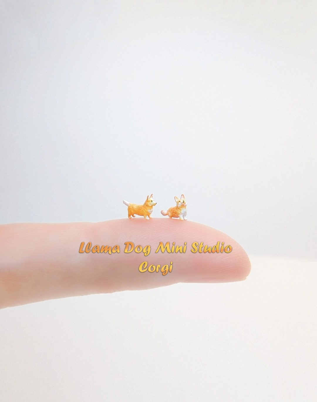 Extremely Tiny Micro Corgi Figurine - Miniatures Are Great for Jewelry ...