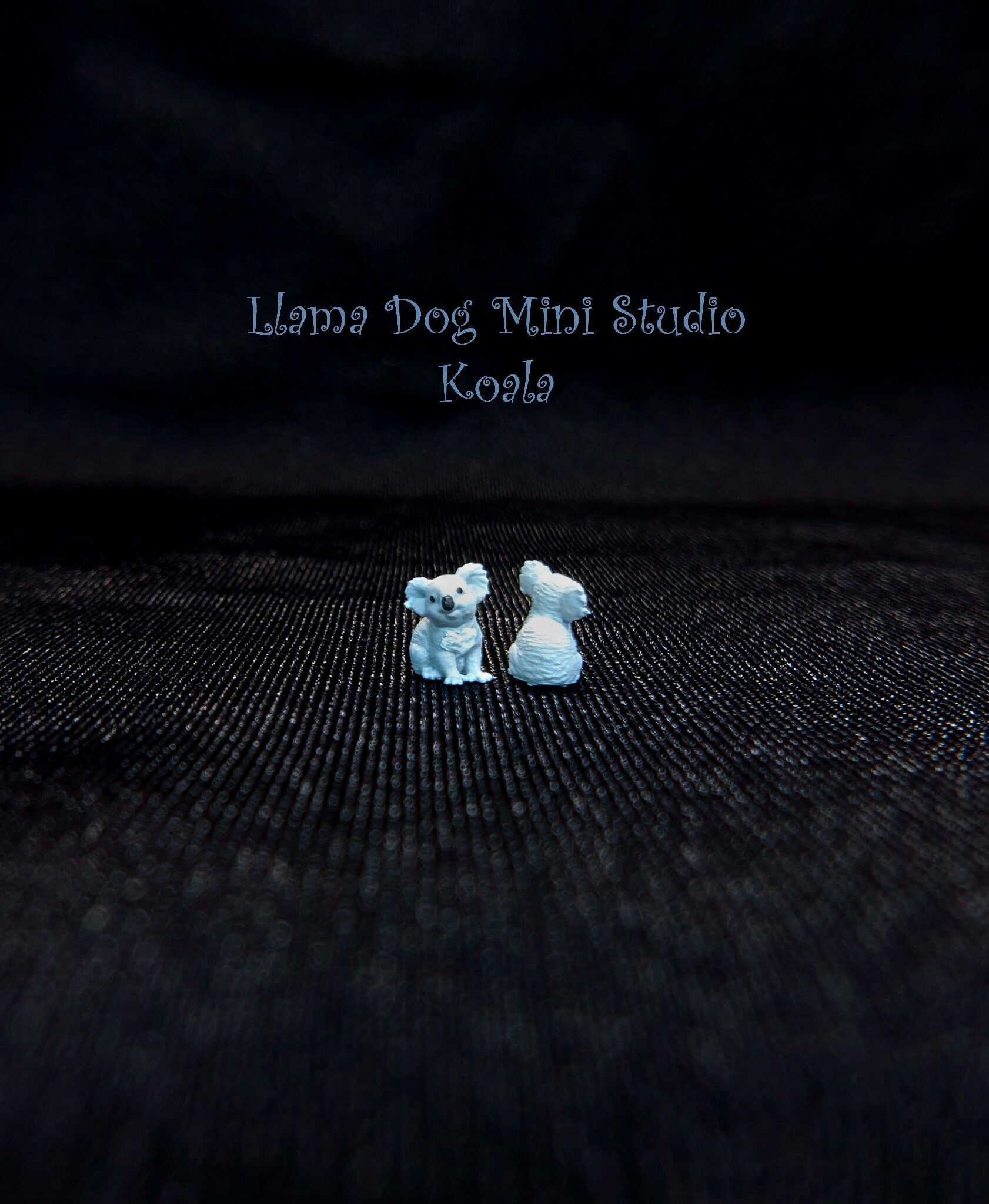 Koala Micro Figurine (5mm Long - 3/16") | Hand-painted | Diorama ...