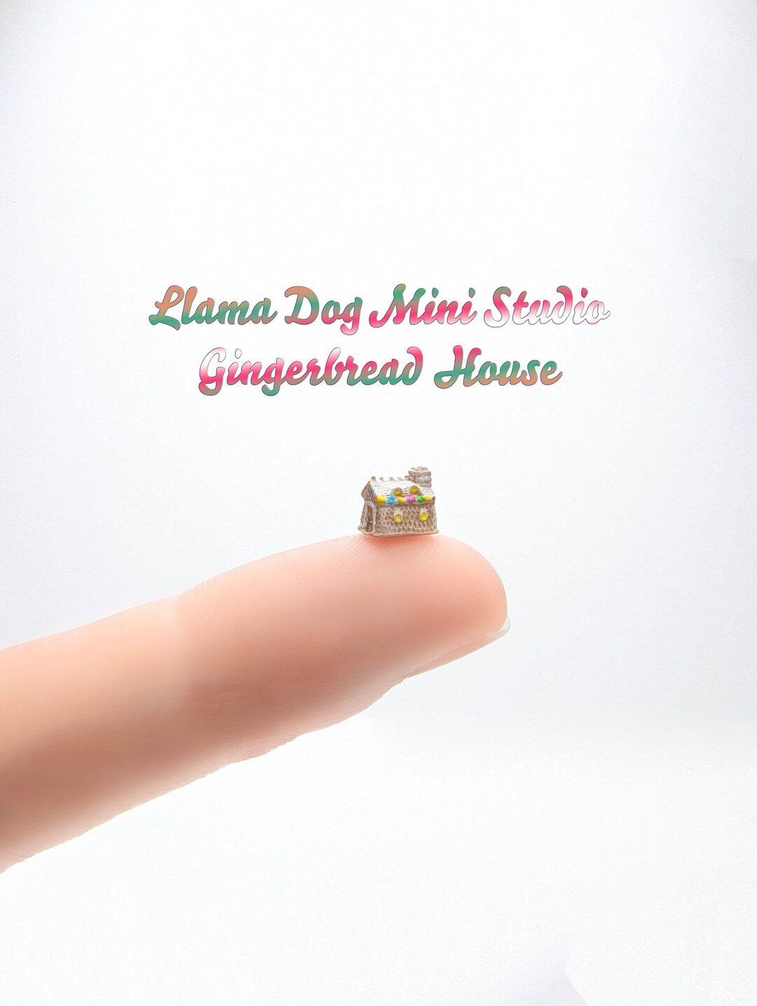 Extremely Tiny Micro Gingerbread House | Hand-painted Miniatures for ...