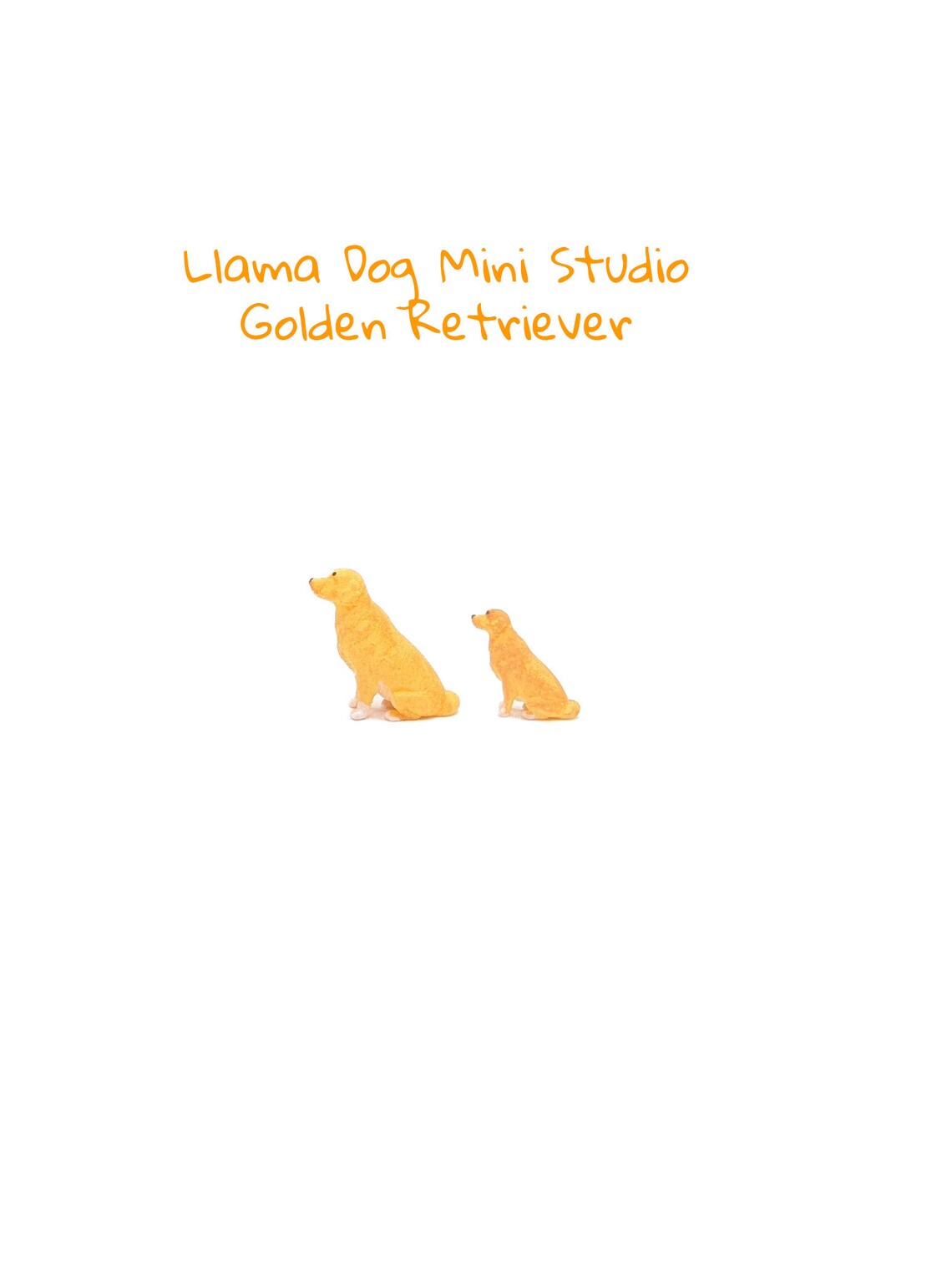 Golden Retriever Micro Miniature (6.8mm - 1/4") | Hand-painted ...