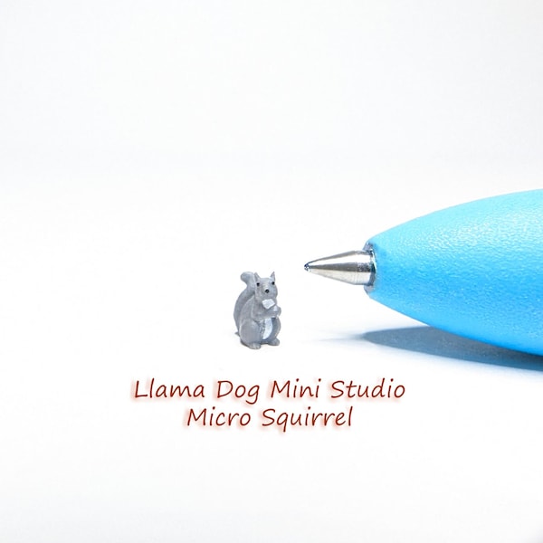 Squirrel Miniature - Etsy