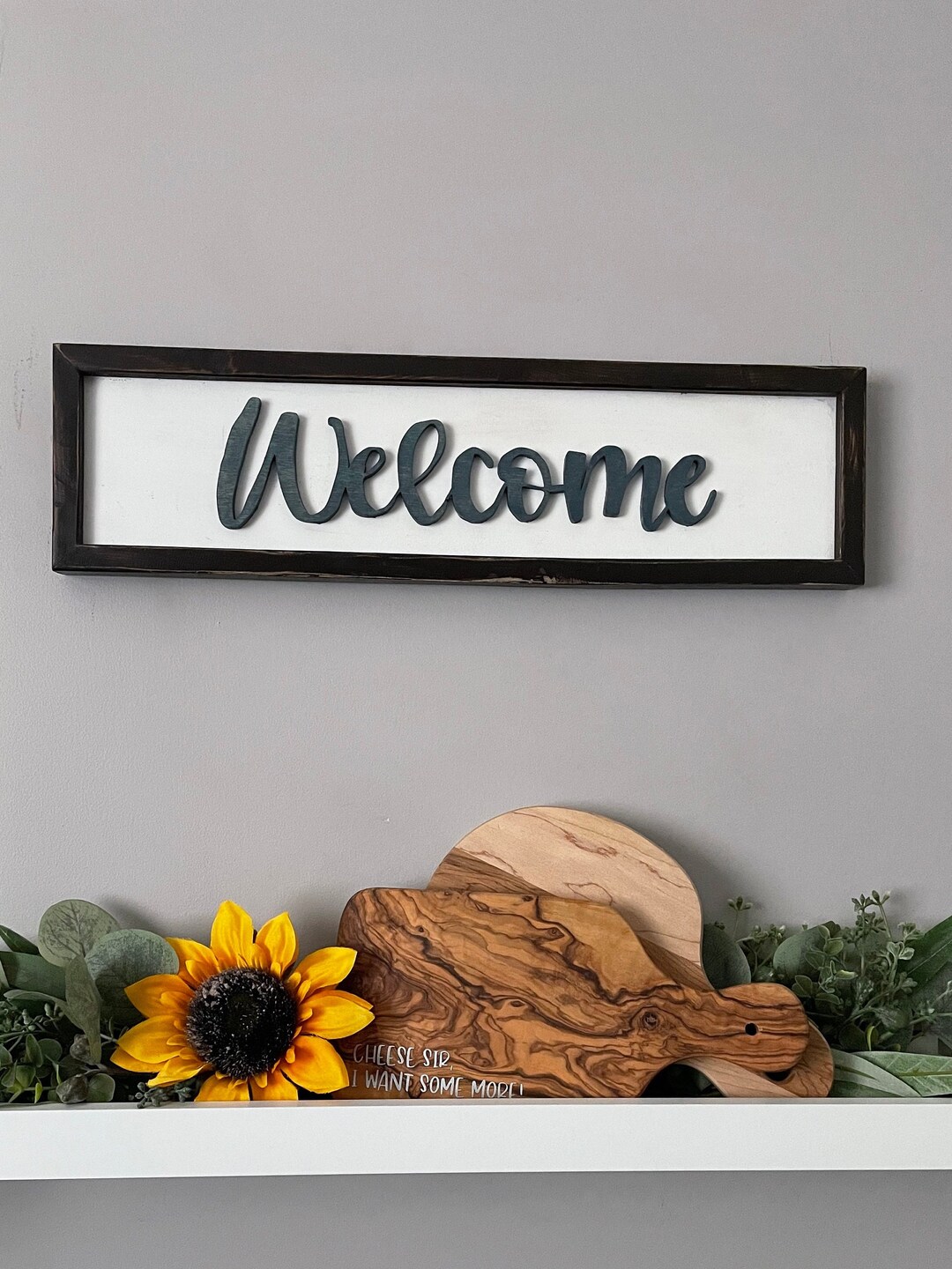 Simple Welcome Sign - Etsy