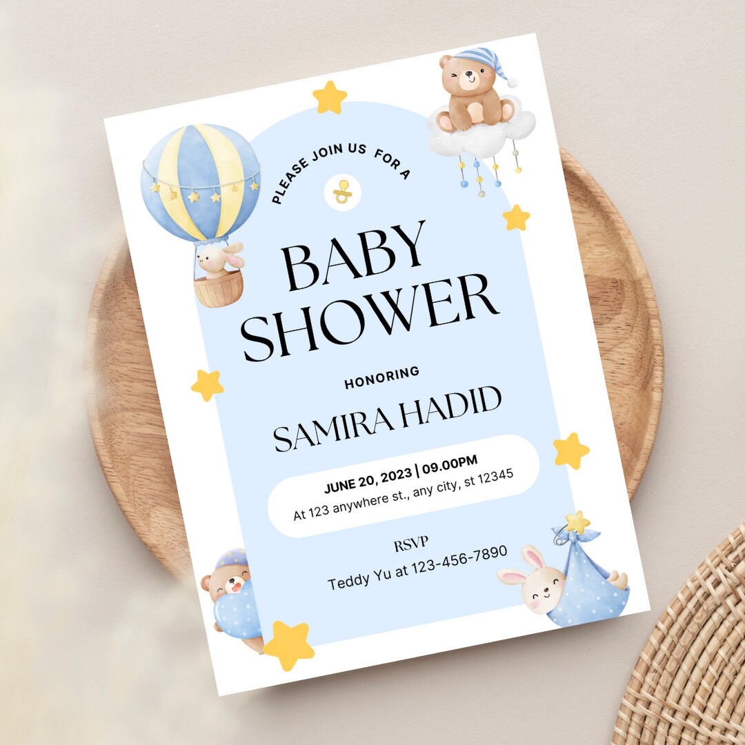 Custom Baby Shower Invitation Made to Order - Etsy