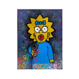 Trippy Lisa Art - Trippy Art, Room Decor, Psychedelic Art, Wall Art ...