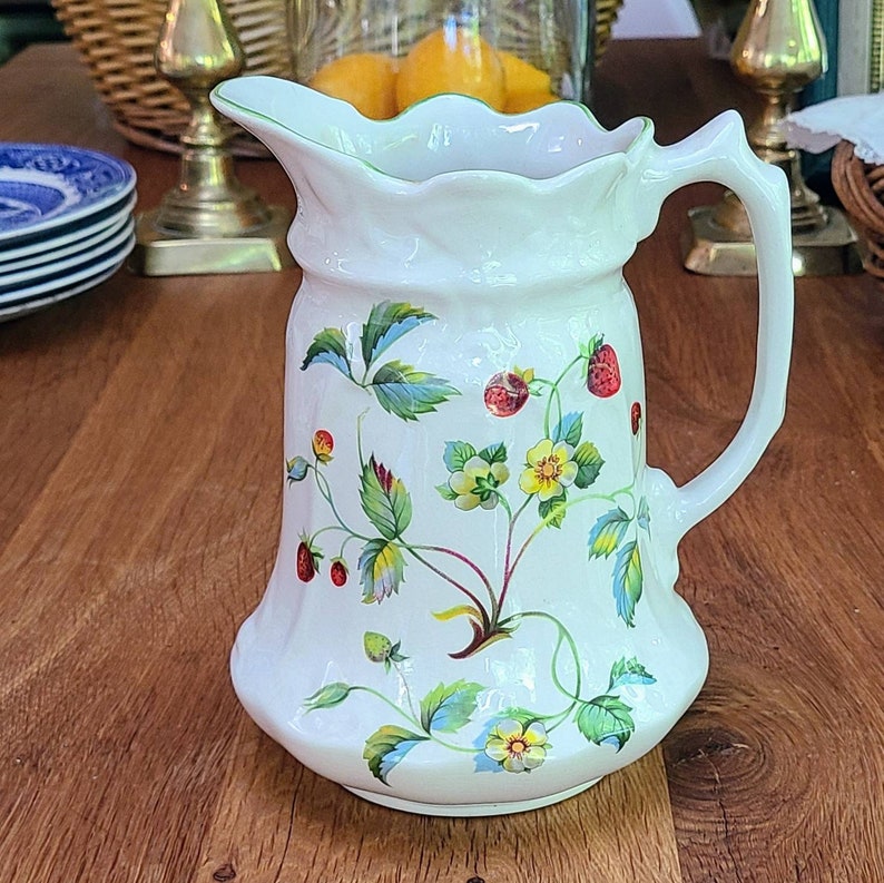 Vintage James Kent Staffordshire England Old Foley Strawberry - Etsy
