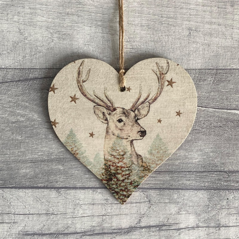 Heart Stag - Etsy
