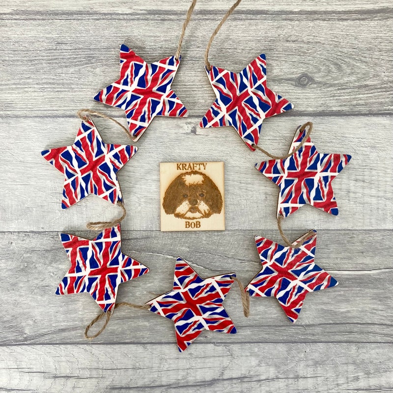 Union Jack Ornament - Etsy UK
