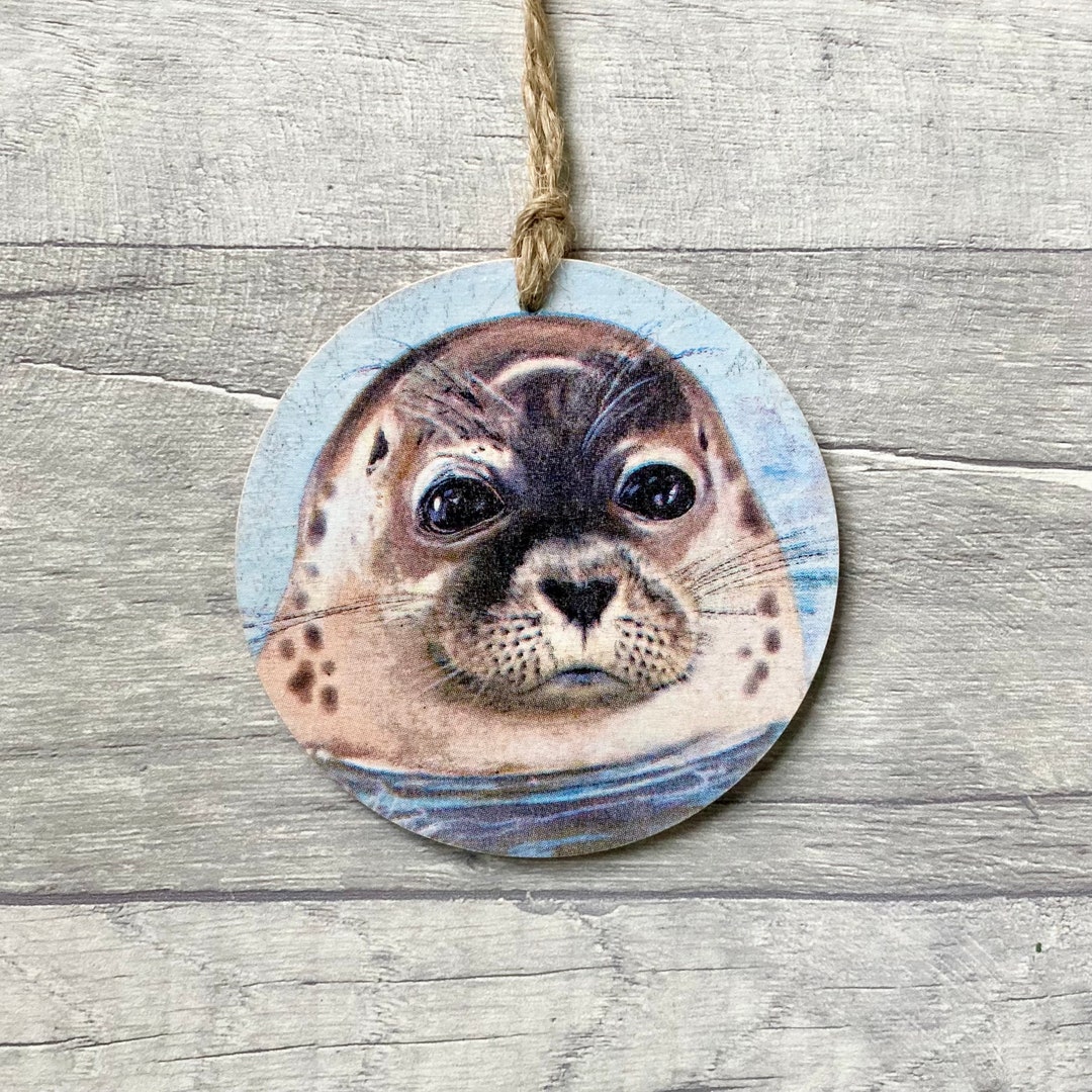 Seal Decoration, Nautical Ornament, Coastal Wall Decor for Beach Lover ...