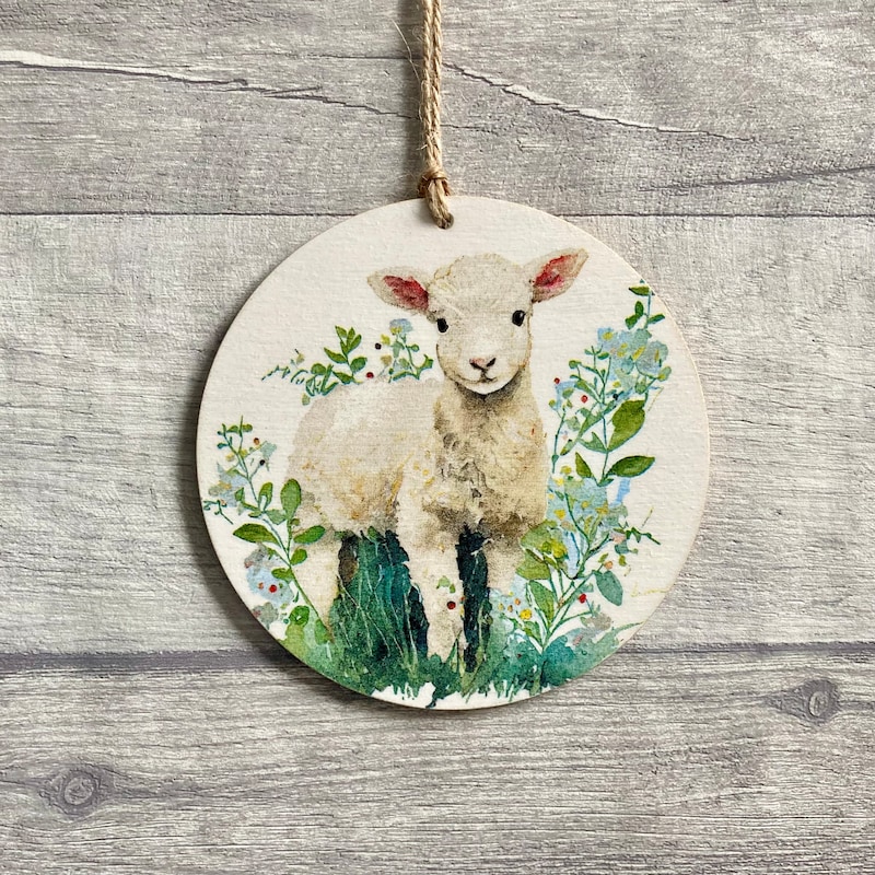 Lamb Ornament - Etsy