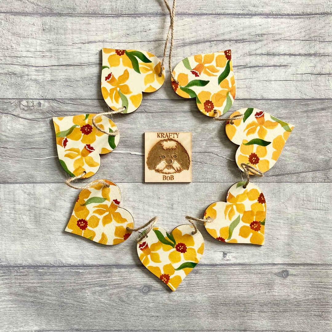 Emma Bridgewater Daffodil Garland, Spring Floral Bunting, Daffodil ...