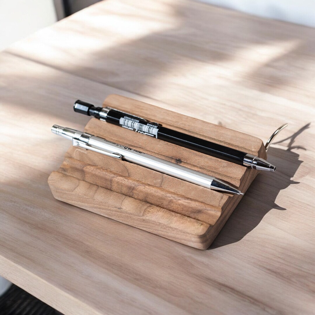 Resin Pen Holder Epoxy, Wood Pen Holder Resin, Resin Art Decor Wood ...