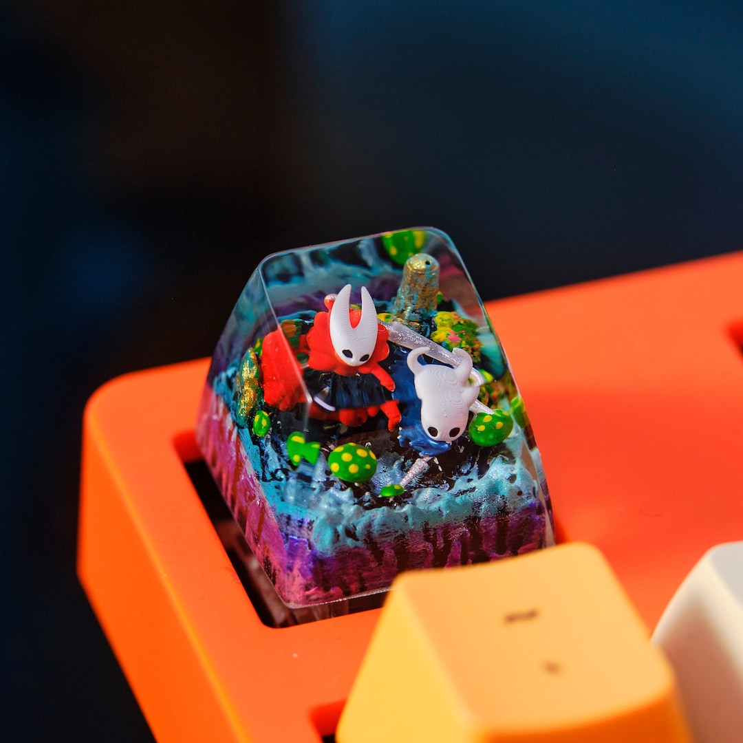 Custom Hollow Knight Artisan Keycap, Resin Keycap for Handmade Gift ...
