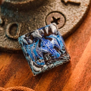 Keycap Artisan Dragon Esc,custom Handmade Keycaps,keycaps Anime,green ...