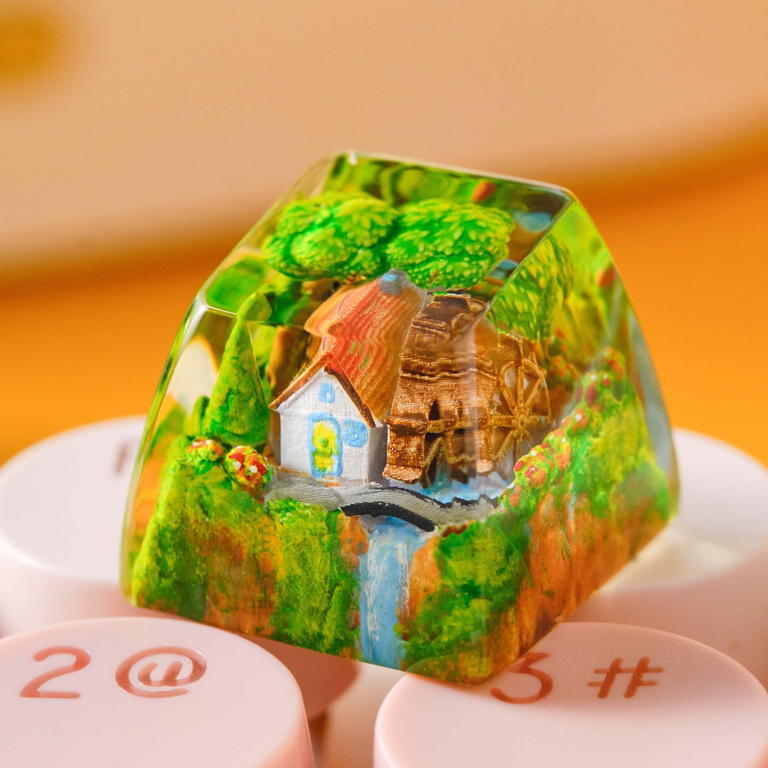 Keycaps Full House Dream,custom Artisan Keycaps, Keycaps Anime Cute ...