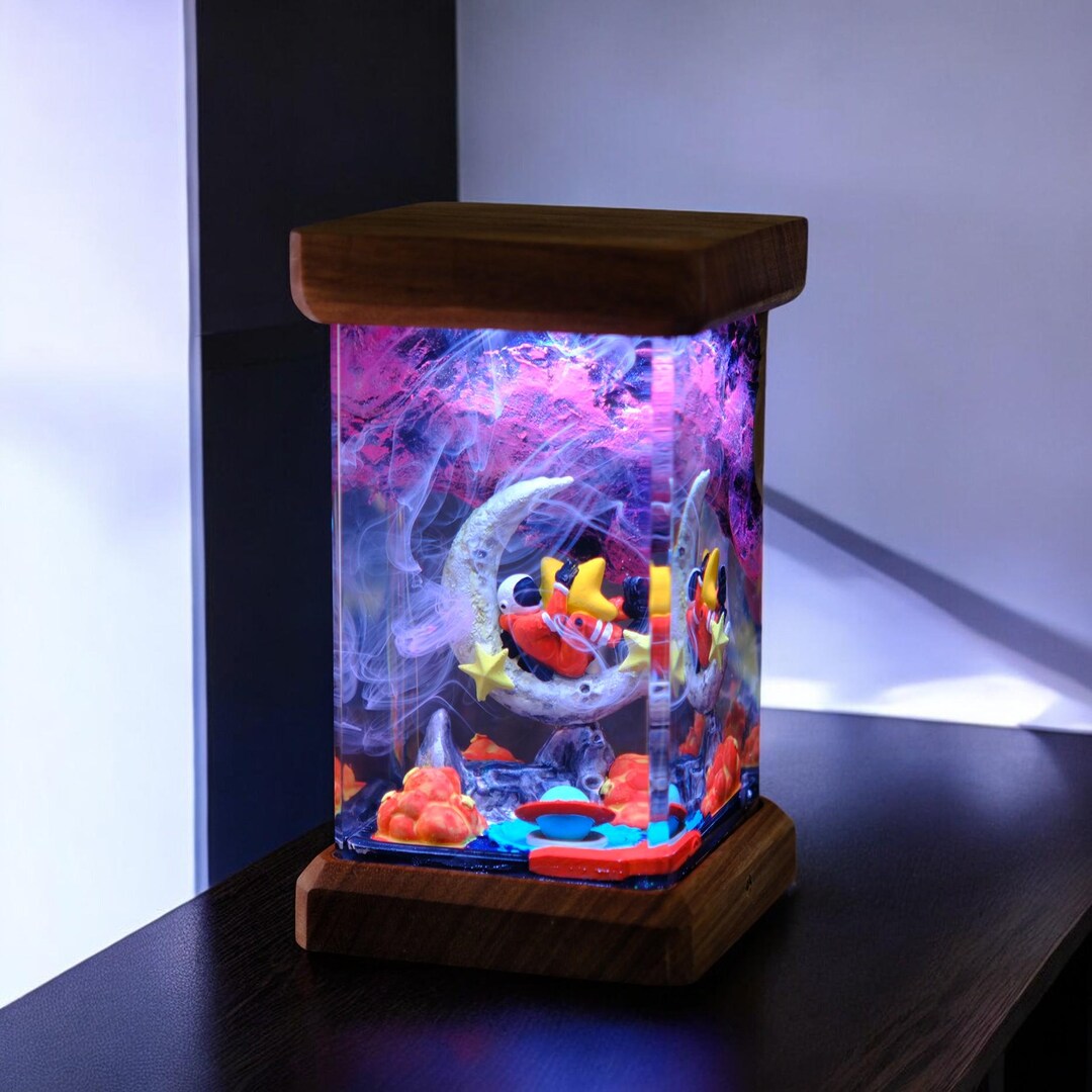 Lamp Galaxy Astronaut Resin, Astronaut Resin Lamp, Lamp Custom Resin ...