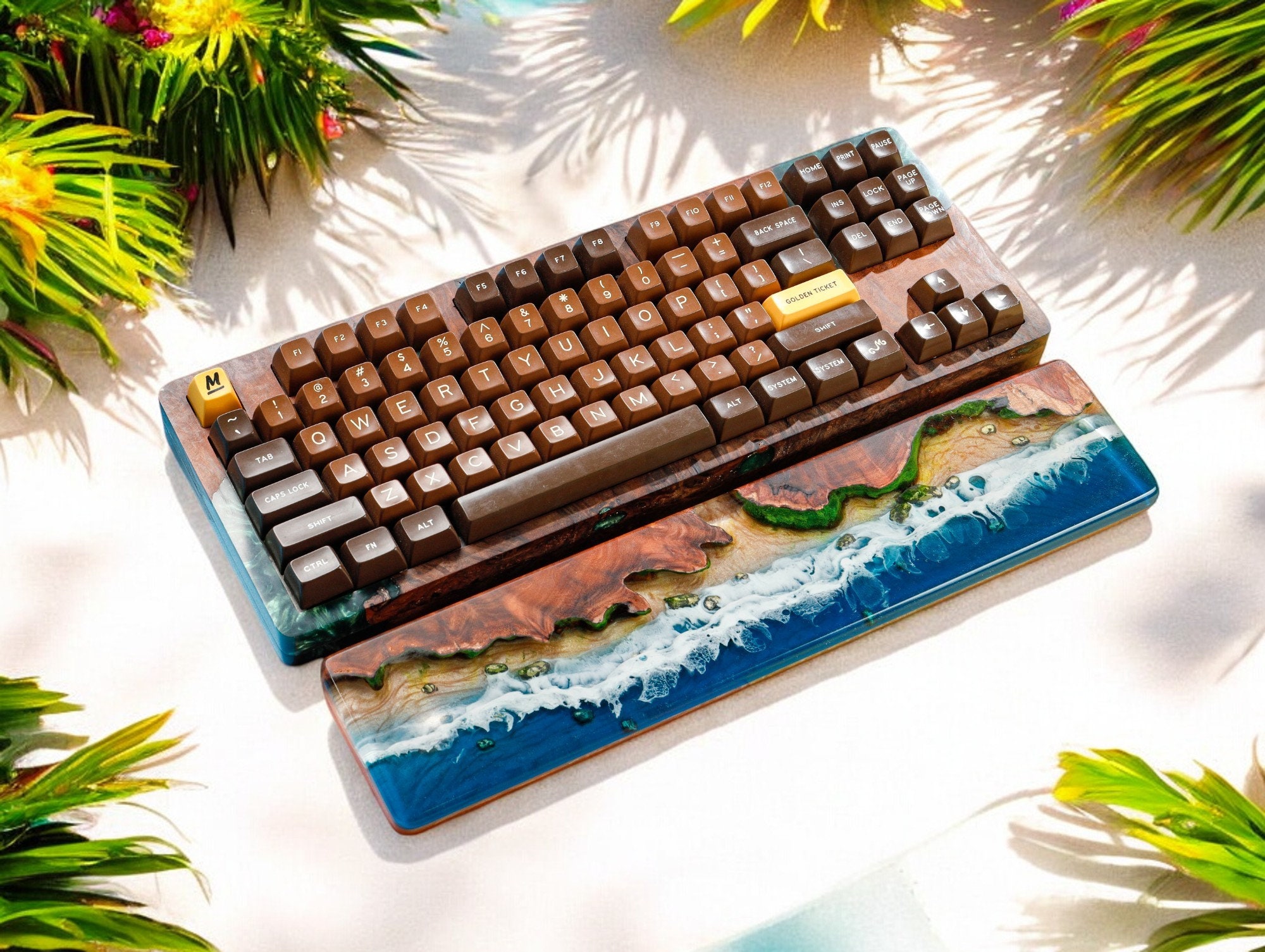 Wrist Rest Resin,keyboard Wrist Rest,wooden Wrist Rest,custom Wrist ...