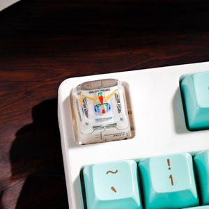 Keycaps Gundam Resin, Custom Artisan Keycaps, Keycaps Anime Cute ...