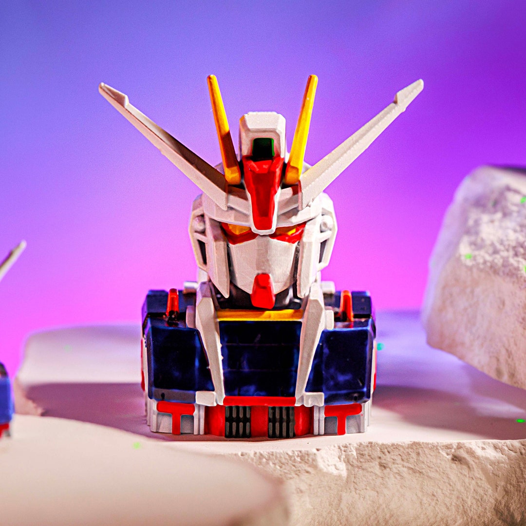 Custom Gundam Artisan Keycap, Resin Keycap for Handmade Gift, Keycap ...