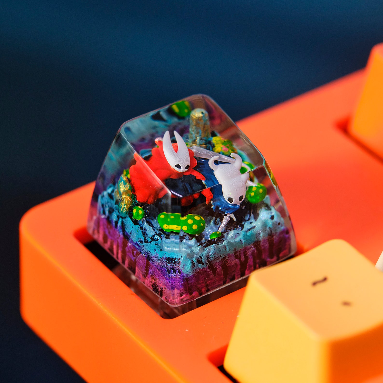 Custom Hollow Knight Artisan Keycap, Resin Keycap for Handmade Gift ...