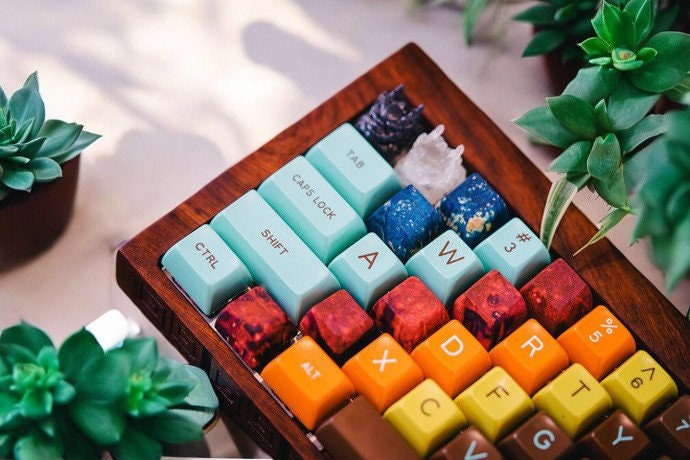 The Royal Wood Mechanical Keyboard Case,custom Keyboard Case, Wooden ...