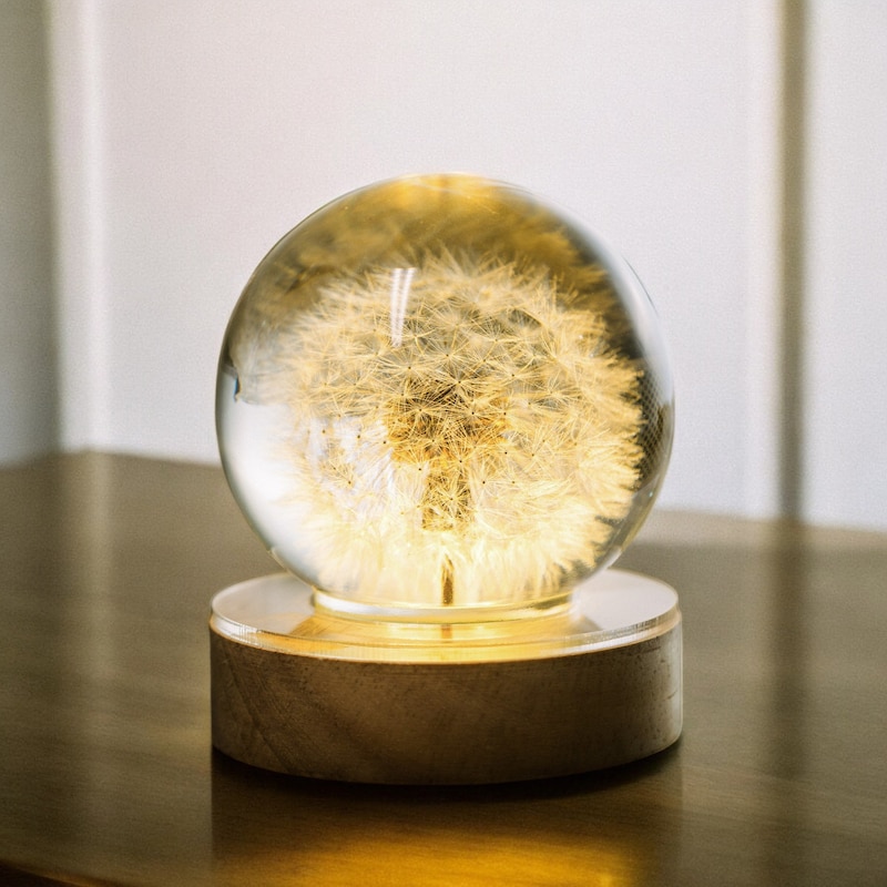 Dandelion in Resin - Etsy