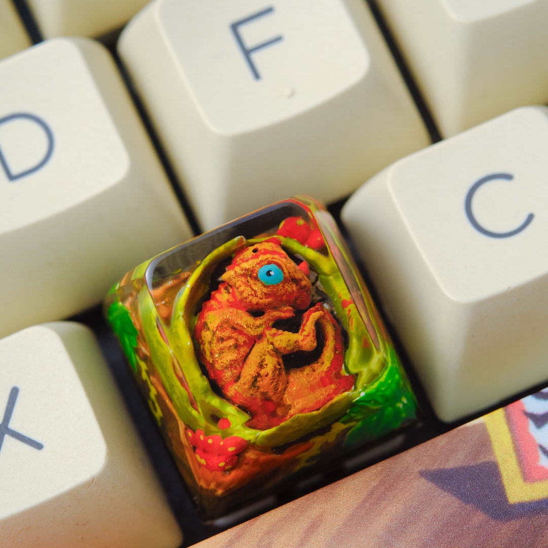 Keycaps Artisan Dinosaur Esc,custom Artisan Keycap,mechanical Keyboard,resin Keycap, Keycap ...